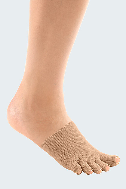 mediven® 550 SL – seamless toe cap for lymphoedema patients | medi